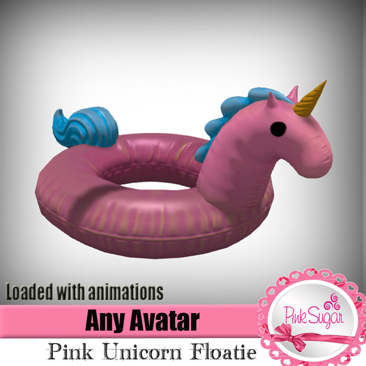 Second Life Marketplace - PS Unicorn 3 Float Pink